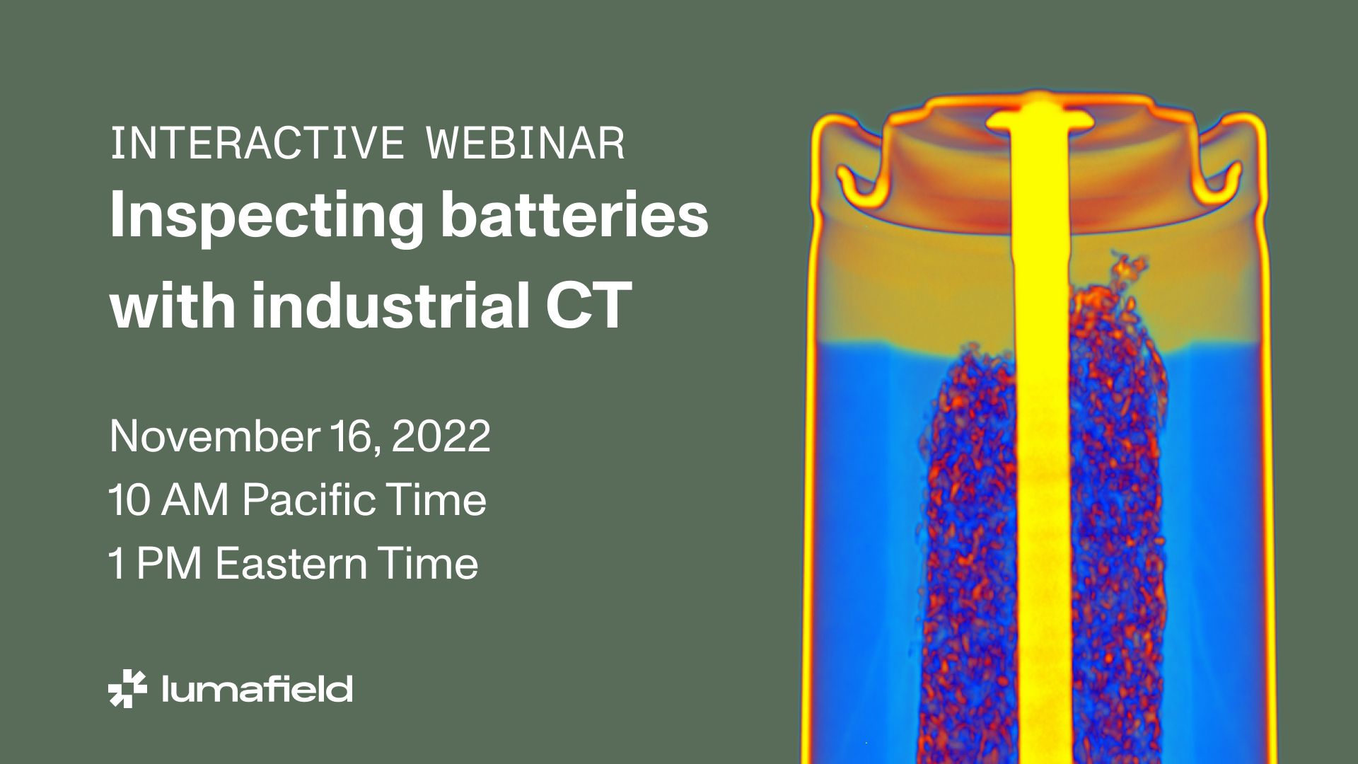 Webinar: Inspecting Batteries with Industrial CT