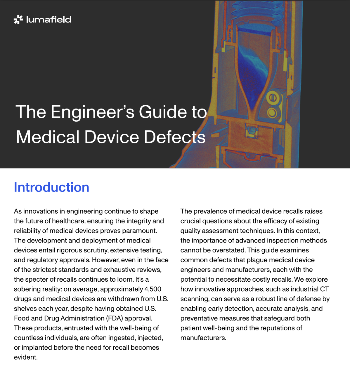 White paper: The Engineer's Guide to Medical Device Defects
